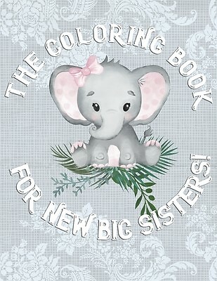 The Coloring Book For New Big Sisters Adorable New Baby Color Bo by ...