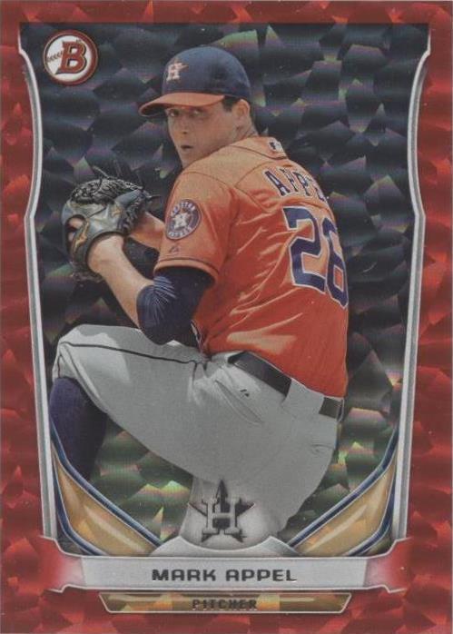 2014 Bowman Draft - Top Prospects Mark Appel #TP-4 Red Ice /150 (RC ...