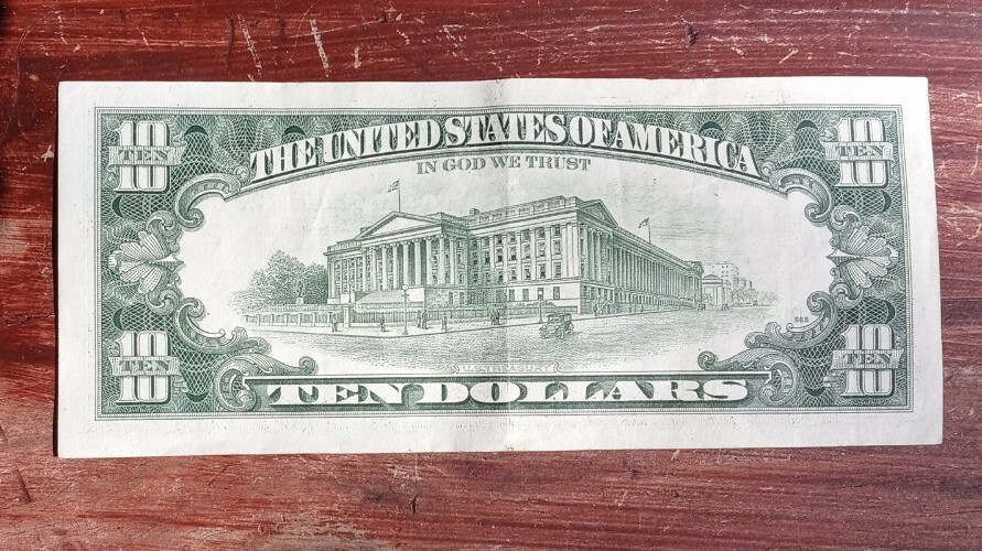 1995 $10 Dollar Note Federal Reserve of New York B62301728C | eBay