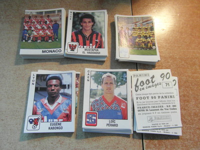 original FOOTBALL STICKERS PANINI FOOT 90 1990 FRANCE Choisir dans ...