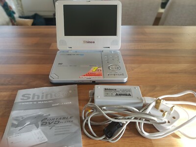 Shinco SDP1720A portable DVD player carrycase battery charger,7"TFT ...