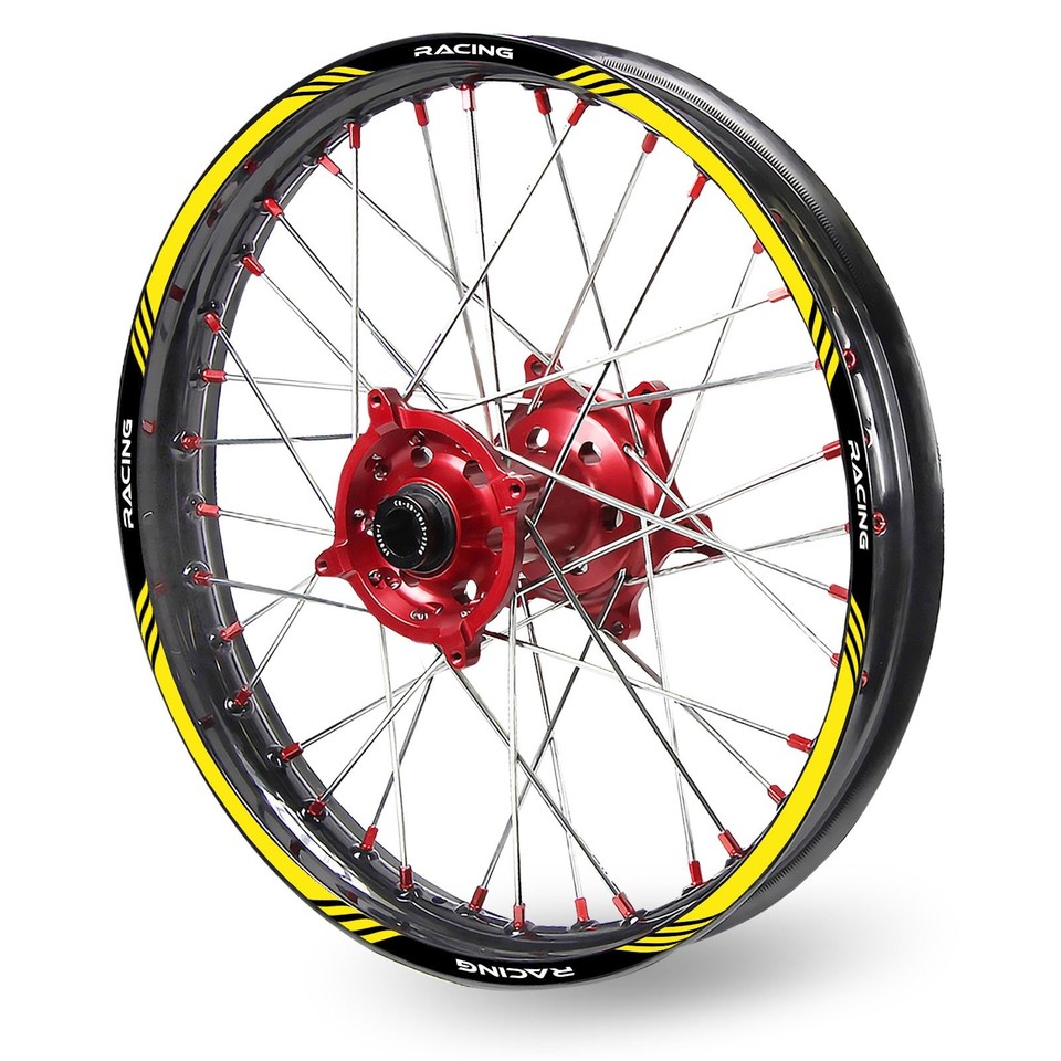 For BETA 525 RS 08-10 09 Wheel Stickers Rim 21" 18" Dirt Bike P03B ...