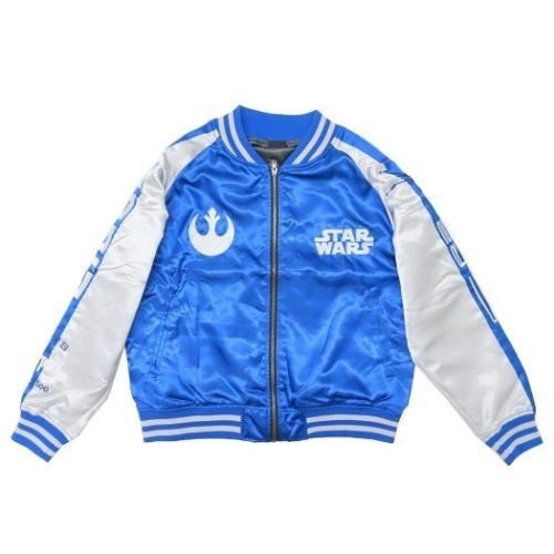 STAR WARS R2-D2 C-3PO Sukajan Satin Embroidery Jacket Blouson Japan ...