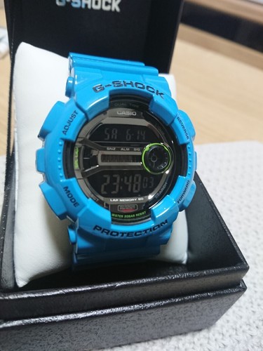 Casio G-Shock Gd-110 Turquoise Blue Rare Color Gwx 5600 1Jf G Lide Set ...
