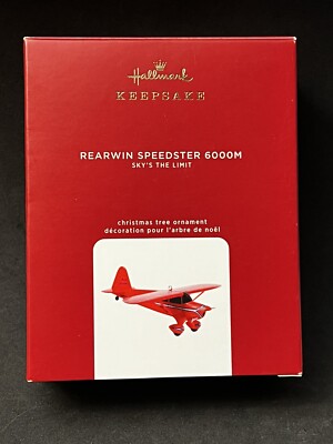 2020 Hallmark Rearwin Speedster 6000M Sky's The Limit Series Ornament ...