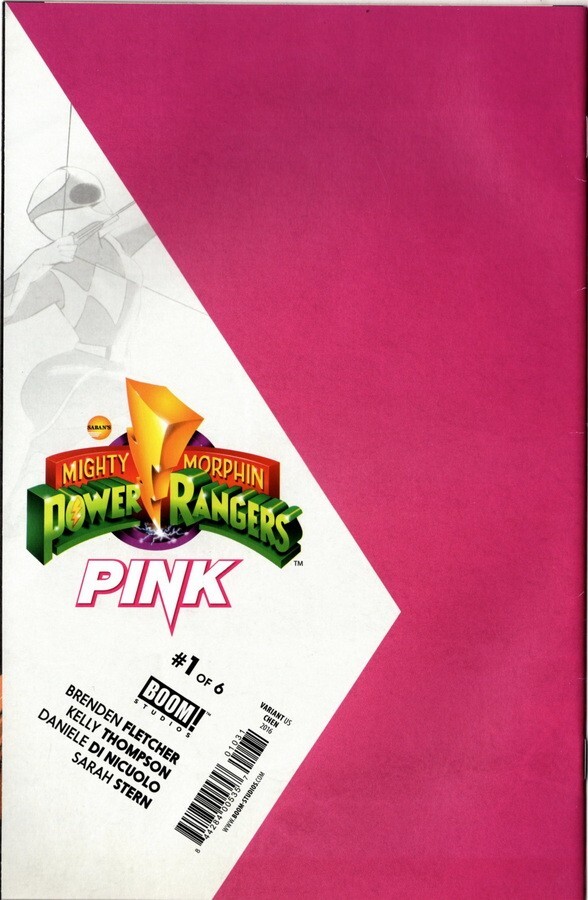 Mighty Morphin Power Rangers Pink (2016) #1C Variant Cover, unopened ...