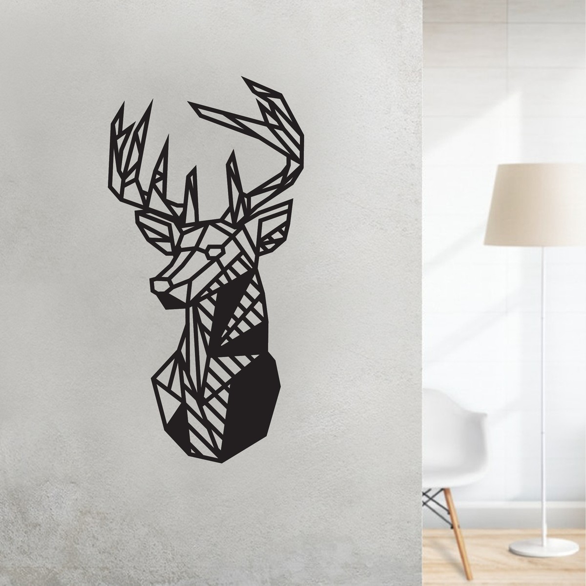 Geometric Moose Head