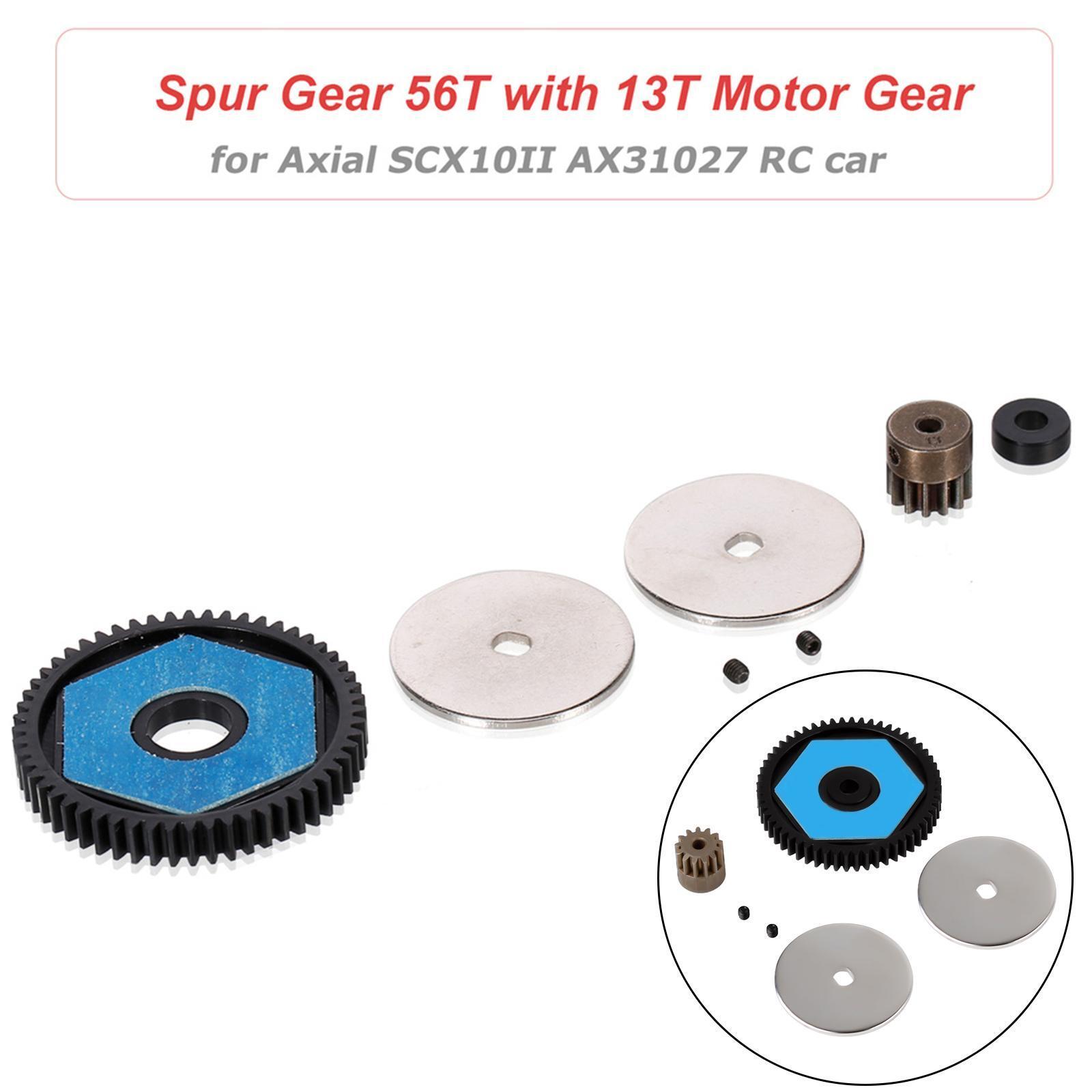 AX31027 56T Spur Gear 13T Motor Gear for Axial SCX10II 1:10 RC Hobby | eBay