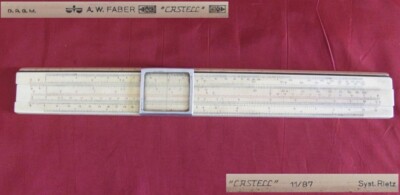 VINTAGE WW2 LOGARITHMIC RULER FABER CASTELL D.R.G.M | eBay