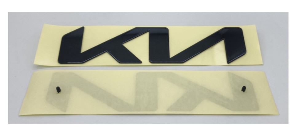 Hood Trunk EV9 Letter GT Line Glossy Black Emblem Badge For 2024, 2025 ...