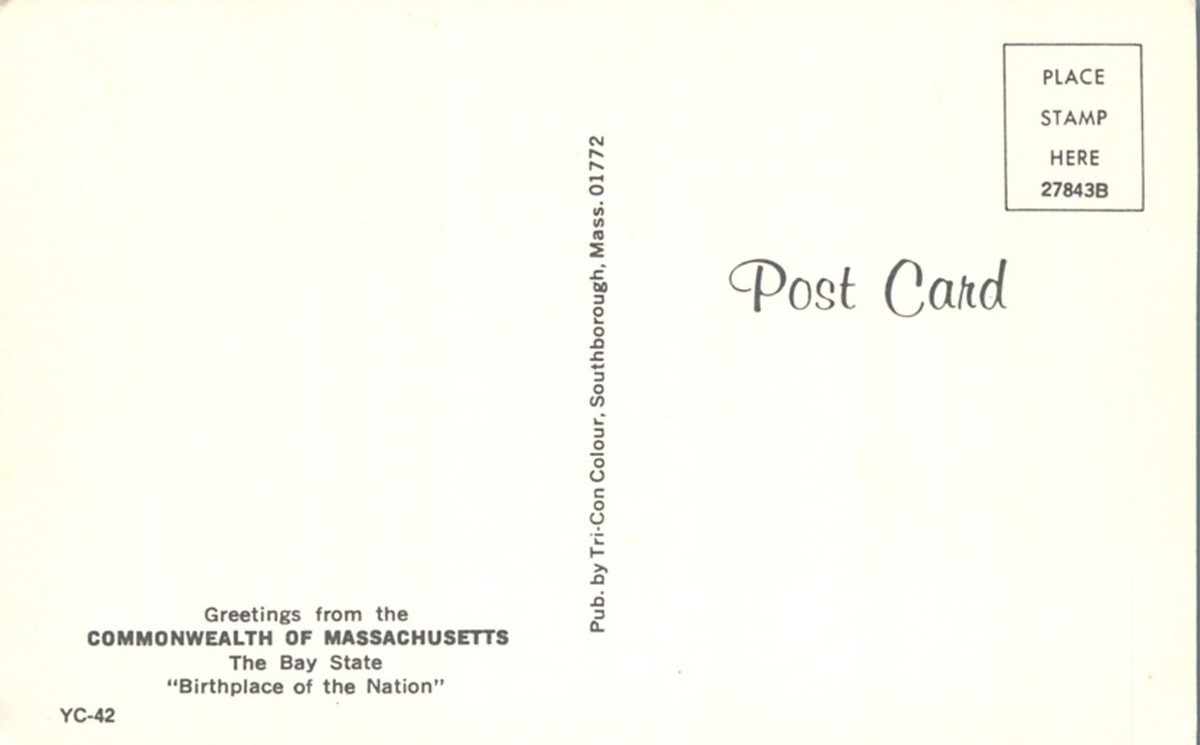 Welcome To Massachusetts Postcard Greetings From Springfield,