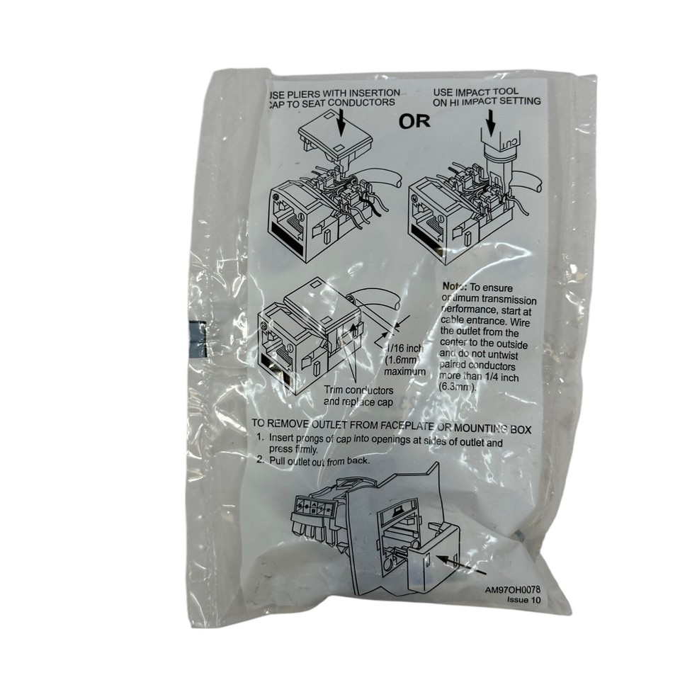 CommScope Systimax MPS100E PowerSUM M Modular Jack RJ45 Cat5e 108232695 ...