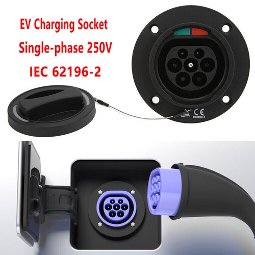 EV Charging Socket IEC 621962 Type 2 EV Vehicle Charging Adapter Single ...