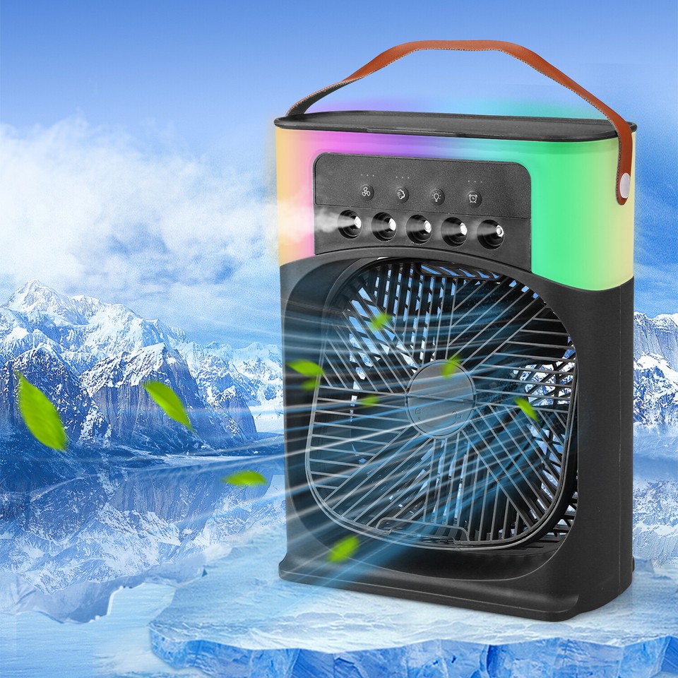 Multi-Function Cooling Fan Add Water and Ice Mist Cooling Fan | eBay
