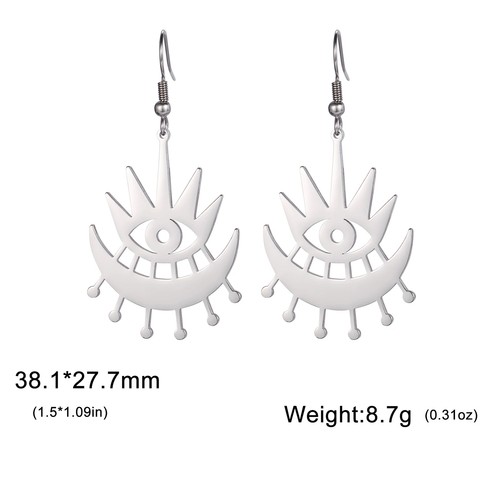 HotEvil Eye Pendant Drop Earring Dangle Earrings Protection Charm ...