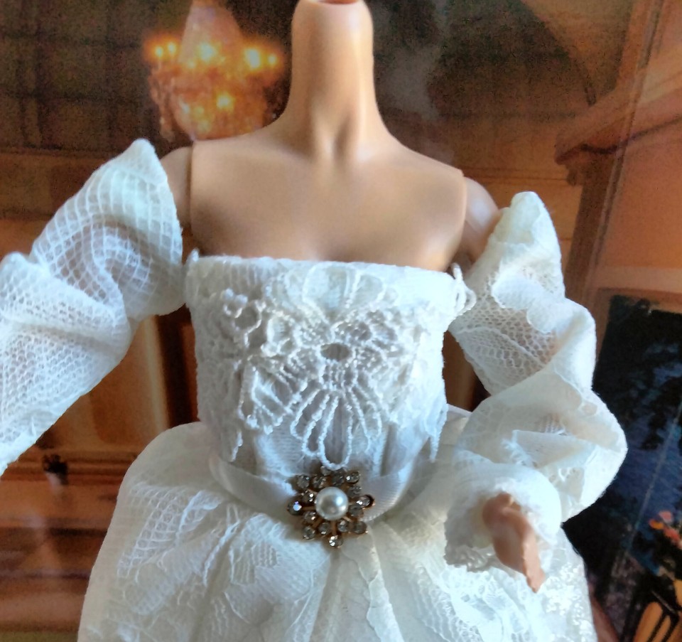 DRESS fits Barbie Model Muse Body ~ Evening Wear or BRIDAL FASHION | eBay