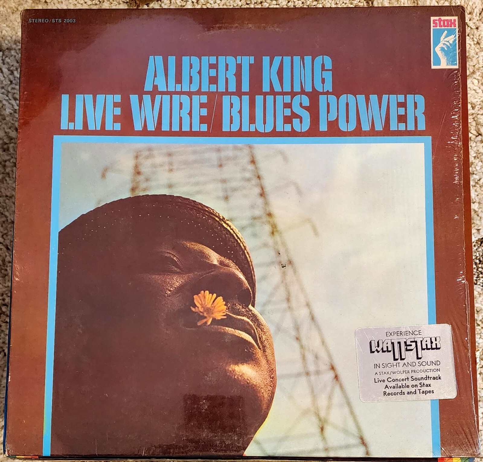 Albert King Live Wire Blues Power Lp 1968 1st Press Stax Sts 2003