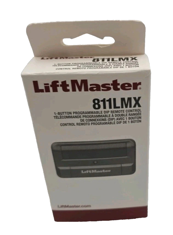 LiftMaster 811LMX Remote 2-Pack 1-Button Dip Switch Garage Opener - New ...