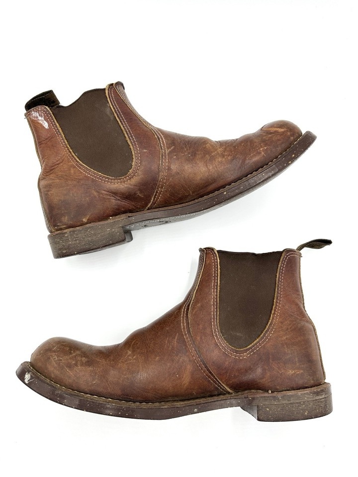 Red Wing Shoes Size 10D 4526 Chelsea Rancher Boot Briar Oil Slick. Made ...