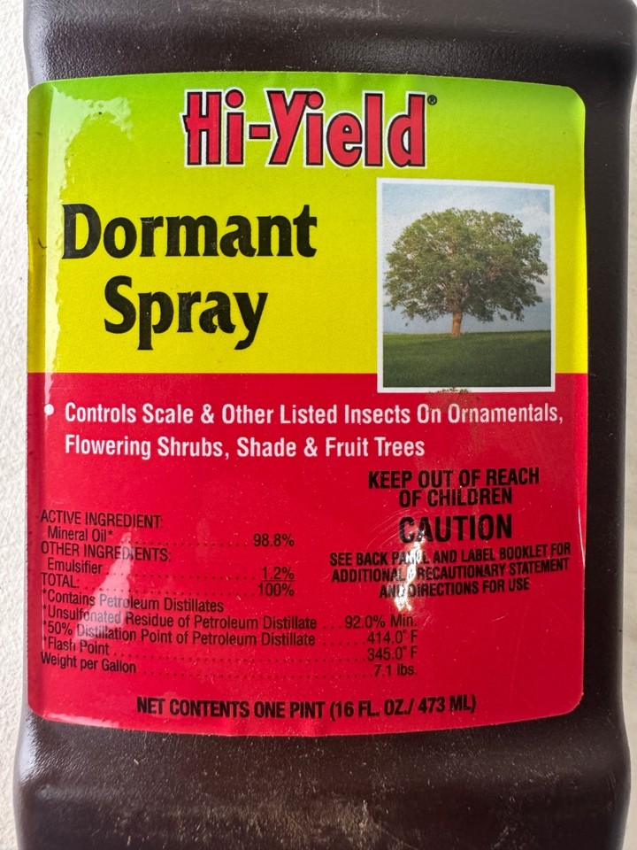 Hi-Yield Dormant Spray - Controls Insects During Dormant Season 16 Oz ...