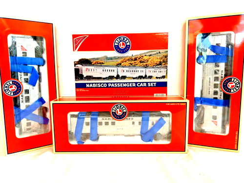 LIONEL 6-31724 UNCATALOGUED -NABISCO 3-CAR PASS. SET C-10-NEW-FACTORY ...