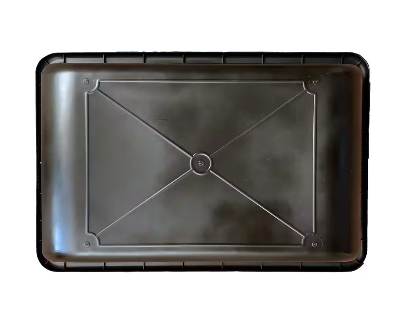 Large Black Concrete Mixing Tub Heavy Duty Mortar, Grout, Garden Use | eBay