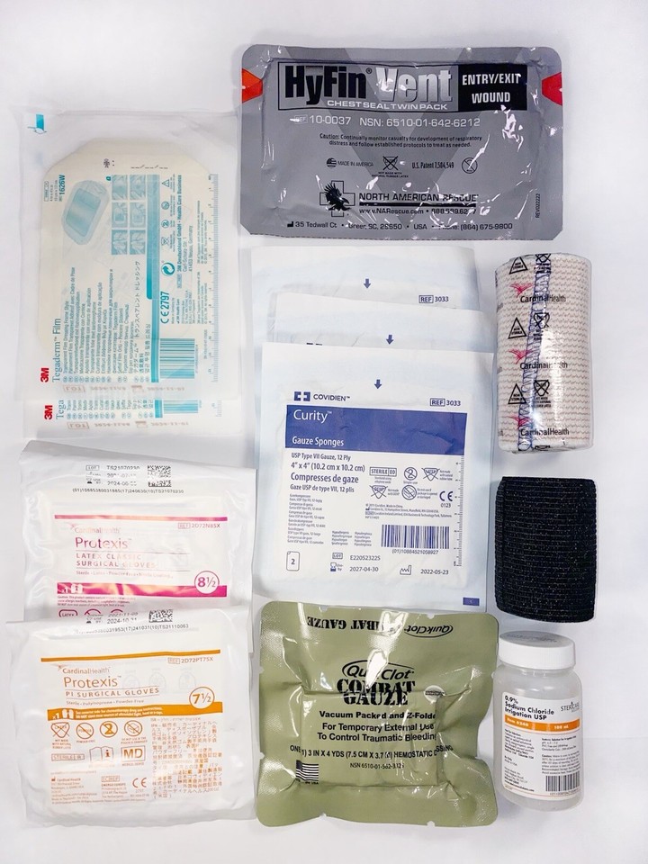 Individual First Aid Kit (IFAK) Condor Olive Drab with Ethicon Suture ...