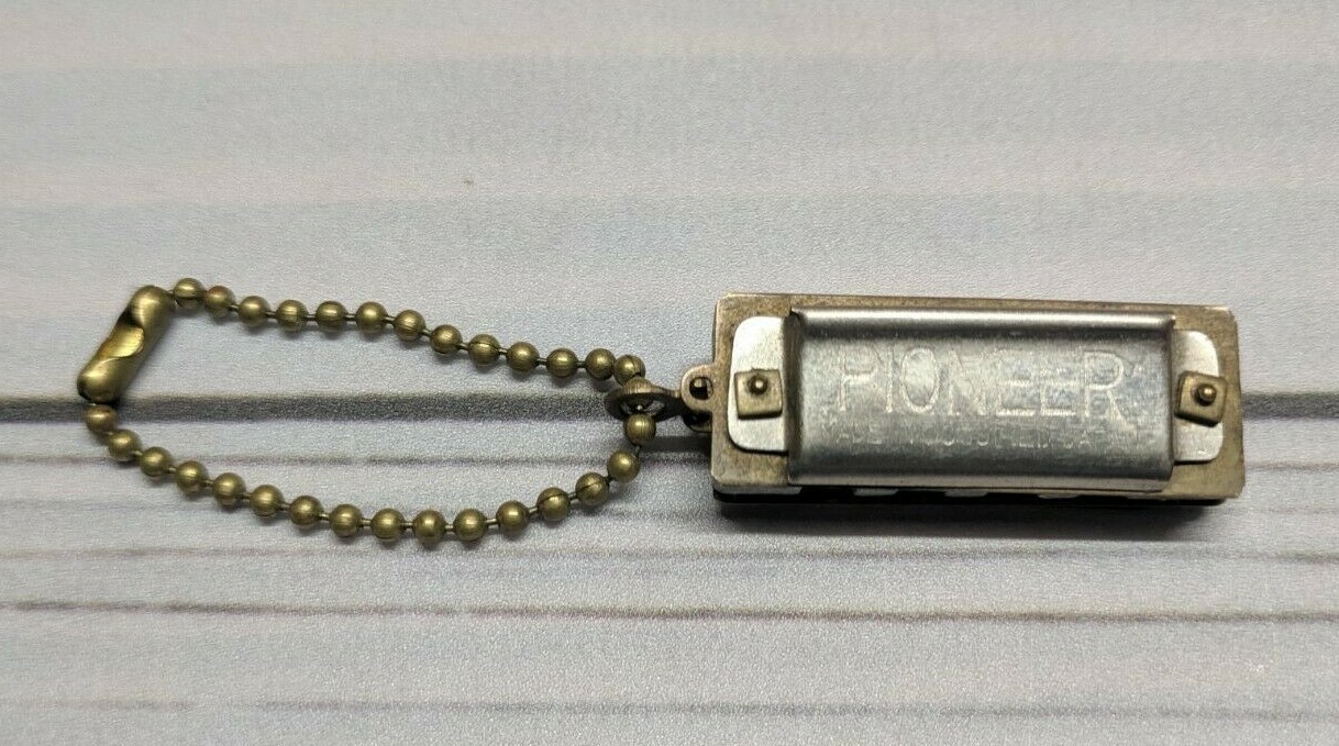 Miniature Mini Harmonica Pioneer Keychain - Instrument - Made In ...