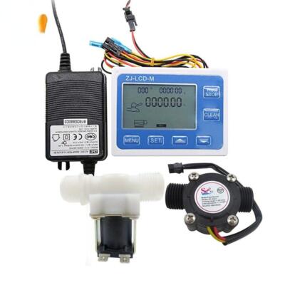 Intelligent Flow Control Device Digital LCD Display Sensor Flow Meter ...