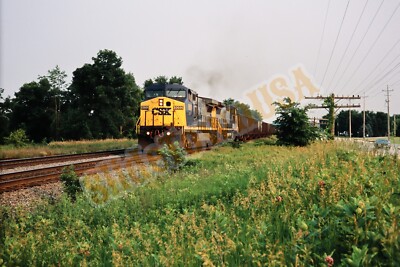Vtg 2002 Train Slide 9050 CSX Engine Waukesha WI X6J029 | eBay