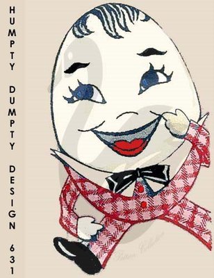 Reproduction Vintage Humpty Dumpty Pillow Pajama Bag Sewing Pattern ...