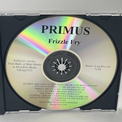 Primus Frizzle Fry Advance Promotional CD Prawn Song Records 1990 Funk ...