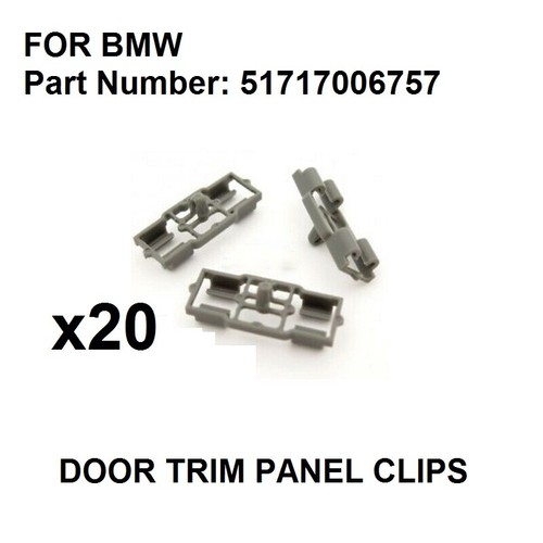 For BMW E53 X5 3.0i 4.4i 4.6is Gray Door Seal Clip Front Rear ...