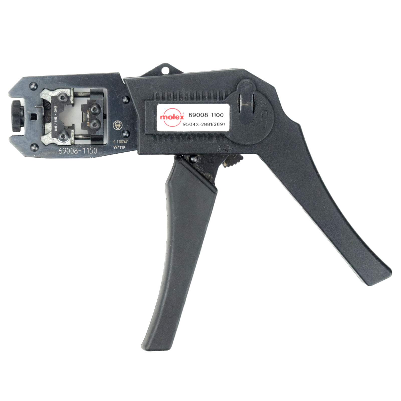 Hand Crimp Tool Parallel Action Crimping Tool - Telecom Plug | Molex ...