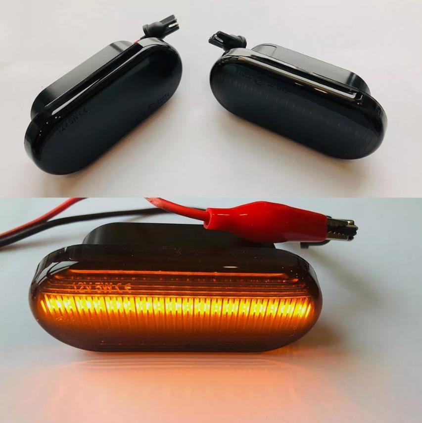 2x Dynamic Led SideTurn Signal Light For Ford Seat Exeo Ibiza Leon ...