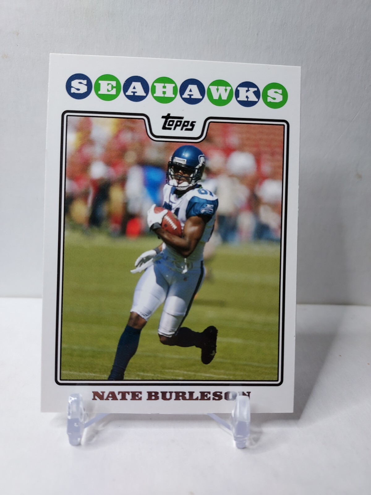2008 Topps Football #161 Nate Burleson Seattle Seahawks | eBay
