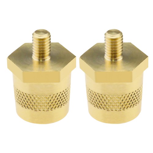 2x M6 Battery Pole Adapter Brass Negative&Positive Extender Bolt ...