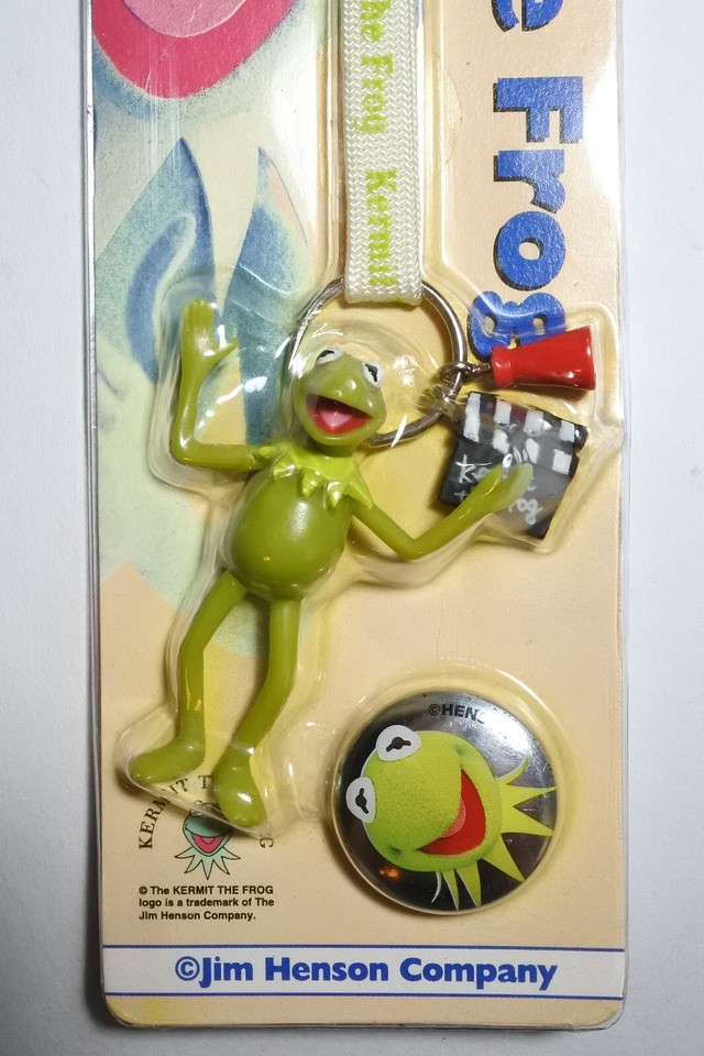 The Muppets Kermit The Frog mobile phone Strap with mascot Keychain ...
