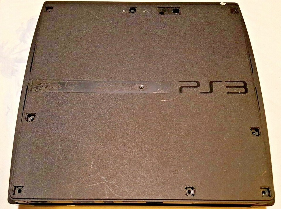 Original Sony PlayStation 3 Slim Top & Bottom Case Shell w/ Screws ...