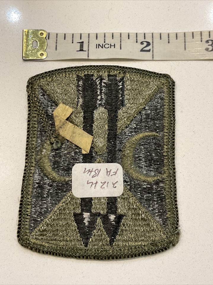 Vietnam Era U.S. Army 212th Artillery Brigade Subdued Merrowed Edges ...