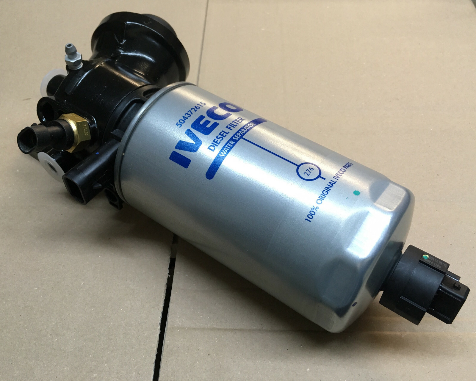 IVECO 504372615 Dieselfilter Kopf+Sensor Kraftstofffilter UFI 2499903 ...