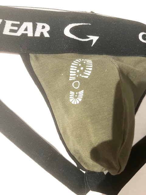 New GO SOFTWEAR Men Army Green Boot Camp Cotton Jockstrap Brief ...