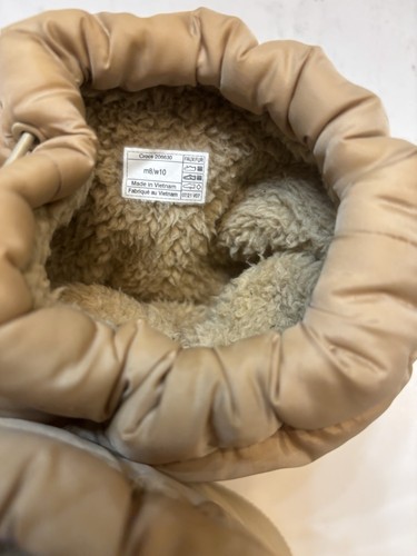 All weather crocs Size 8/10 Womens Beige Color and Fur Inside | eBay