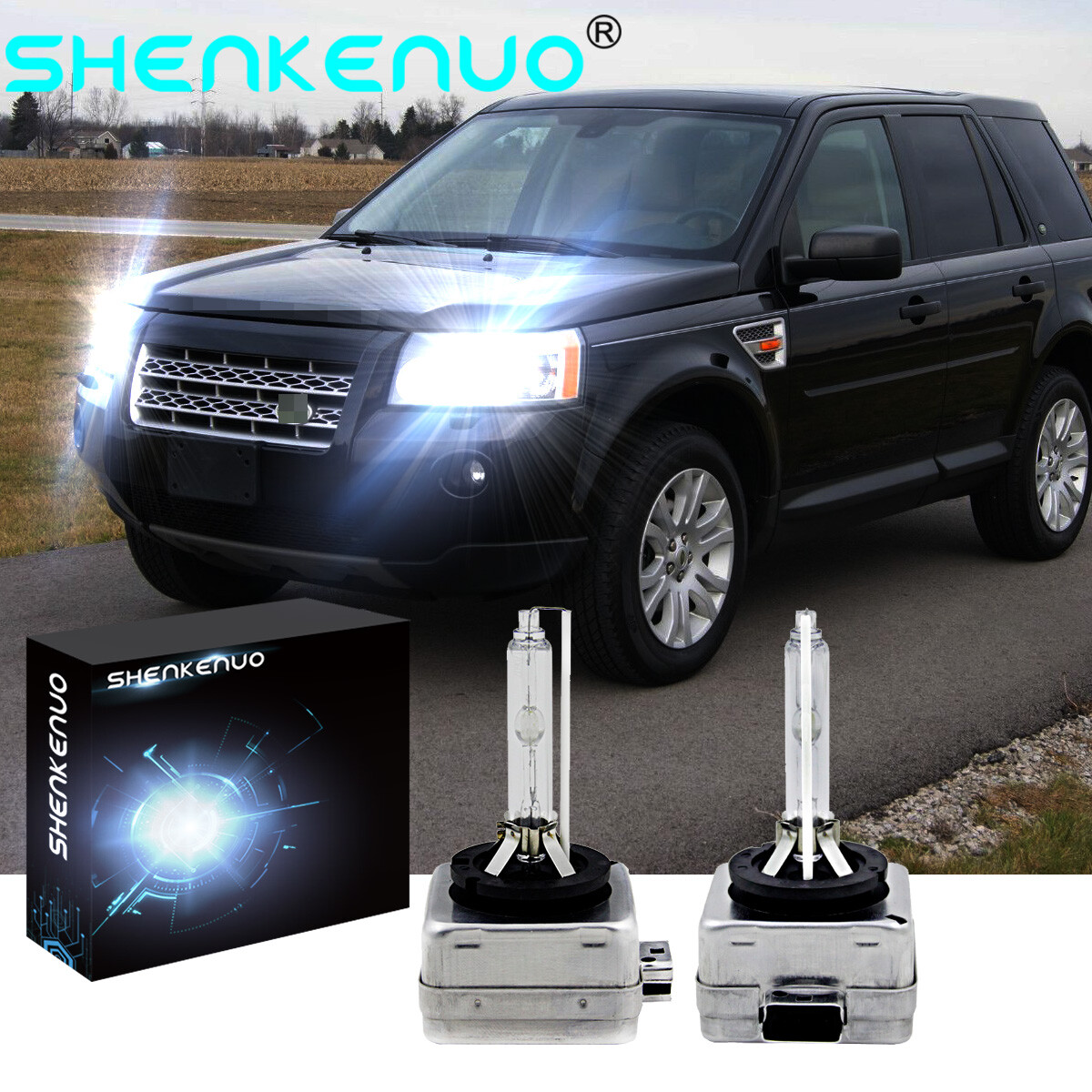 Stock Fit HID Xenon Headlight Bulb for Land Rover LR2 LR3 2008-10 LOW ...