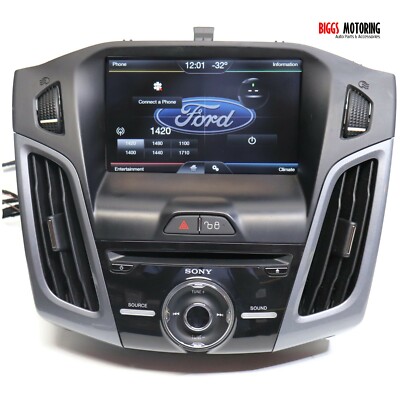 2012-2015 Ford Focus Radio Face+ Display Screen+ Sync 2 APIM DM5T ...