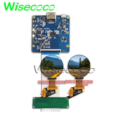 1.39 inch Dual Round Oled Display 400x400 Circle Screen HDMI Board DIY ...