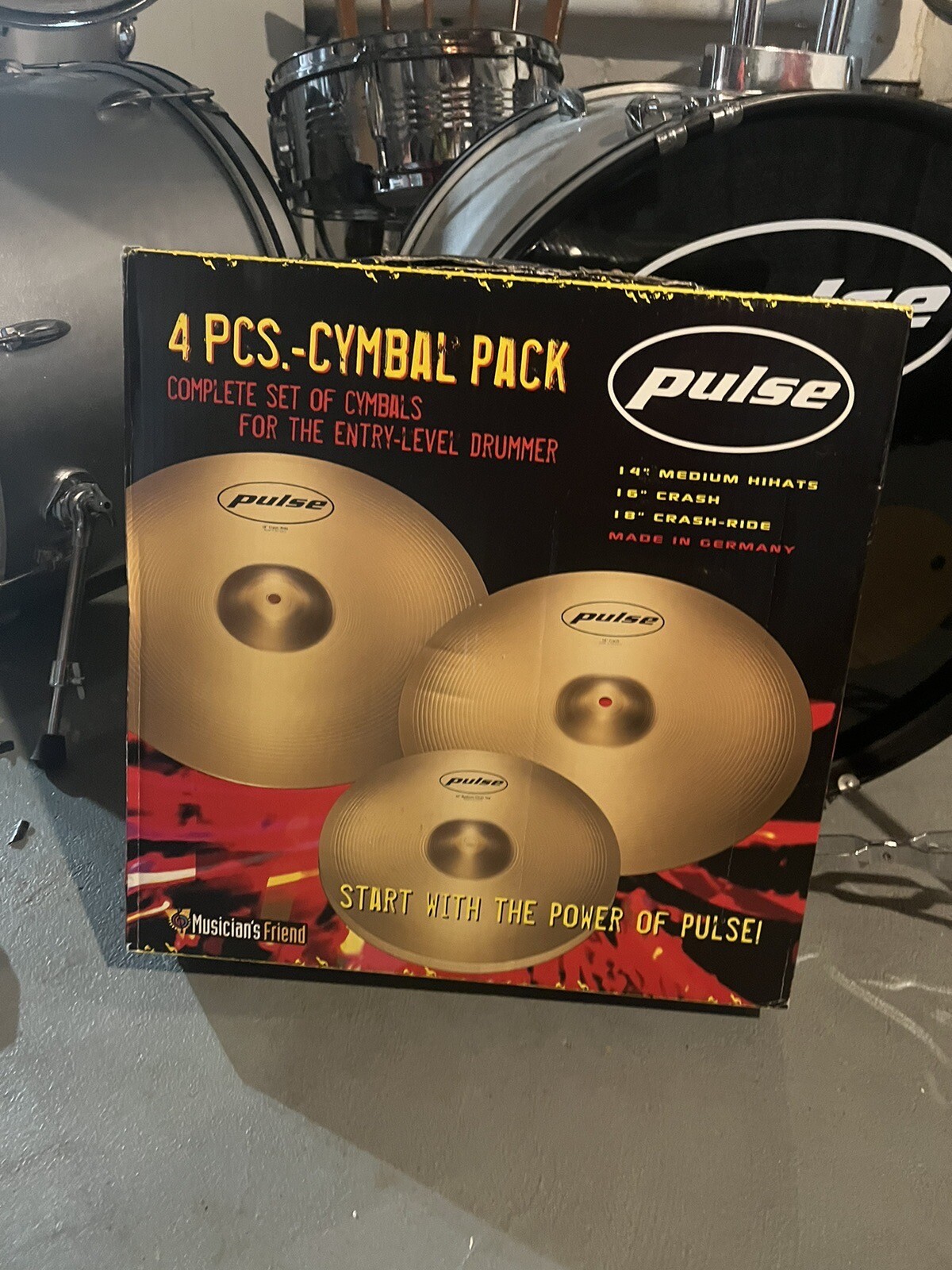 Silver Pulse Drumset | eBay