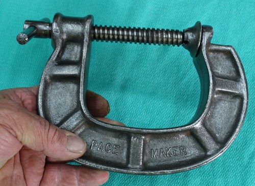 PACEMAKER #CRA 3" Reinforced Heavy Duty C-Clamp w/ 3-1/4" Throat & 5/8 ...