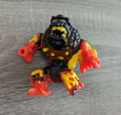 Mighty Max 1994 Battle Warrior Melts LAVA BEAST #3 Battle Challenge ...