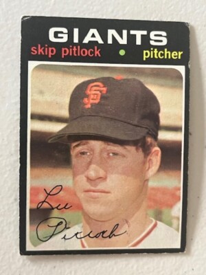 1971 Topps Set Break #19 Skip Pitlock EX SHIPS FREE | eBay